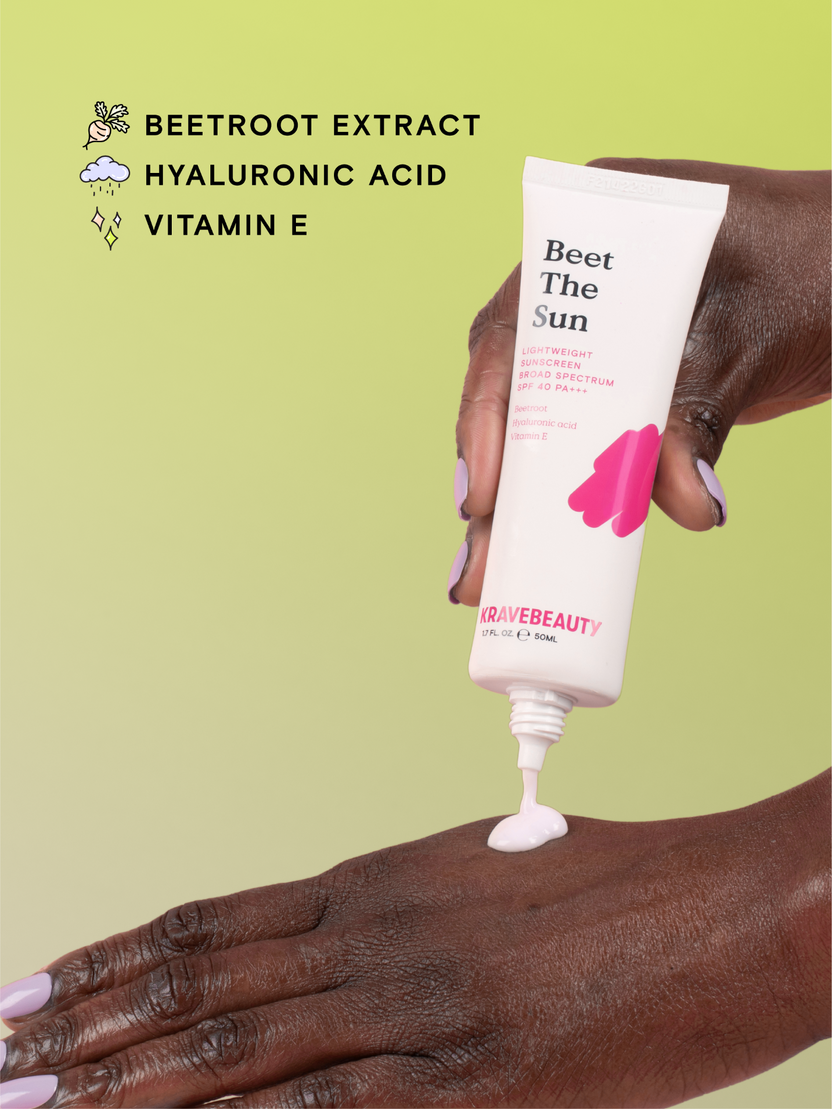 Beet The Sun SPF 40 PA+++: Lightweight Transparent Sunscreen – KraveBeauty