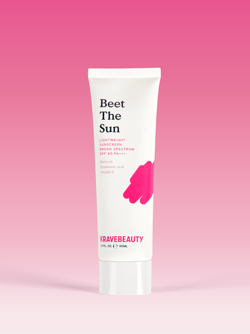 Beet The Sun SPF 40 PA+++: Lightweight Transparent Sunscreen – KraveBeauty